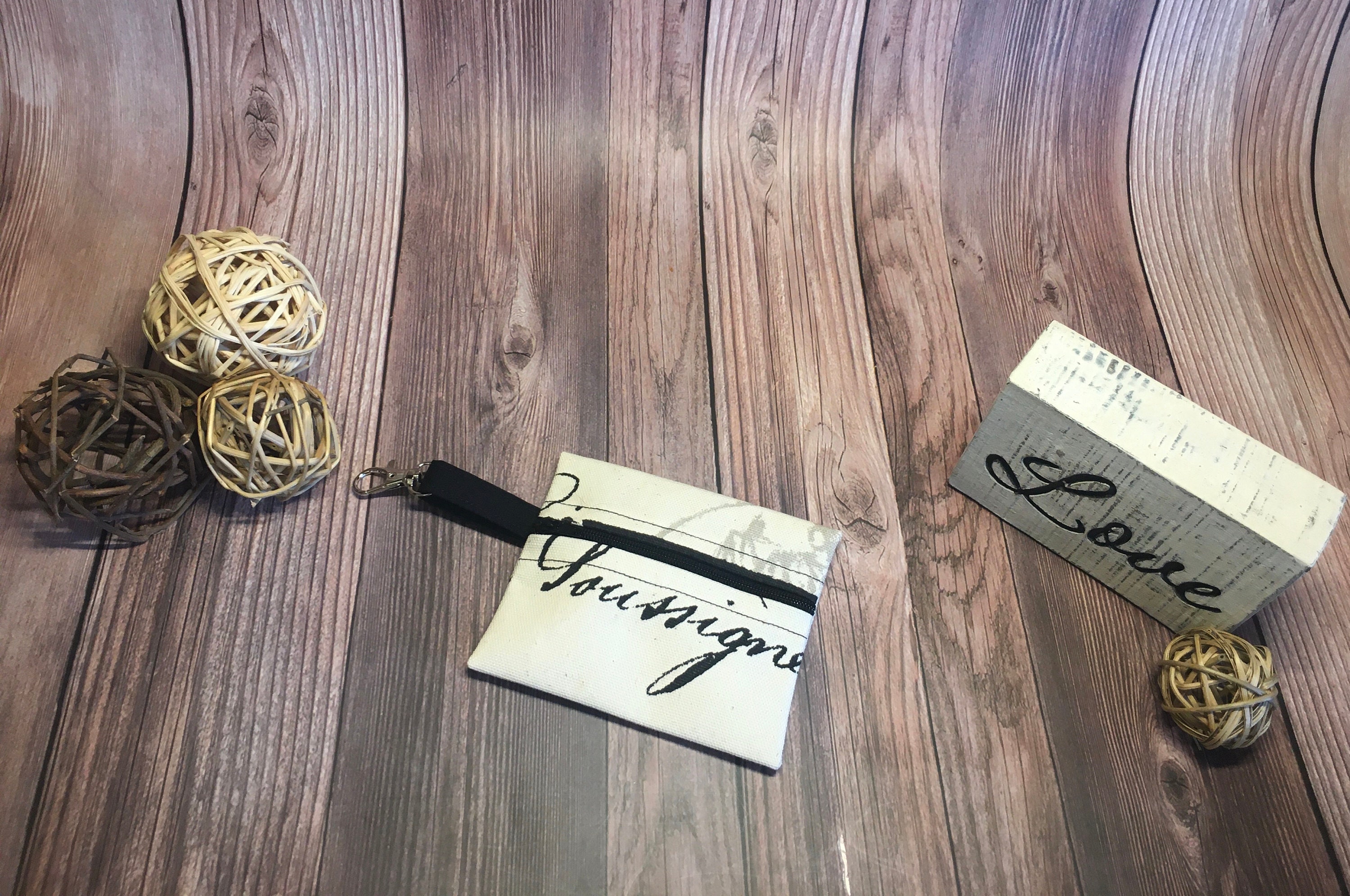 Simply Beautiful Ivory Scripts Cursive Words Purse Tote Bag - Etsy UK