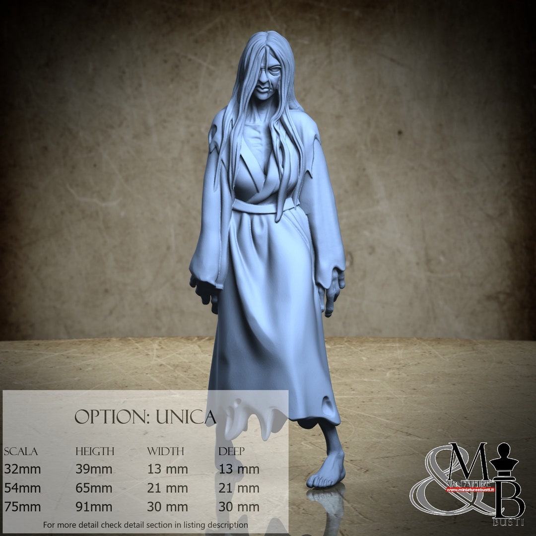 Sadako, the Reflection of the Curse, Miniature to Assemble and Color ...