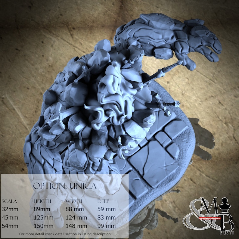Pyro Golem, M25, Ronin Art Workshop, Resin Miniature to Assemble and ...