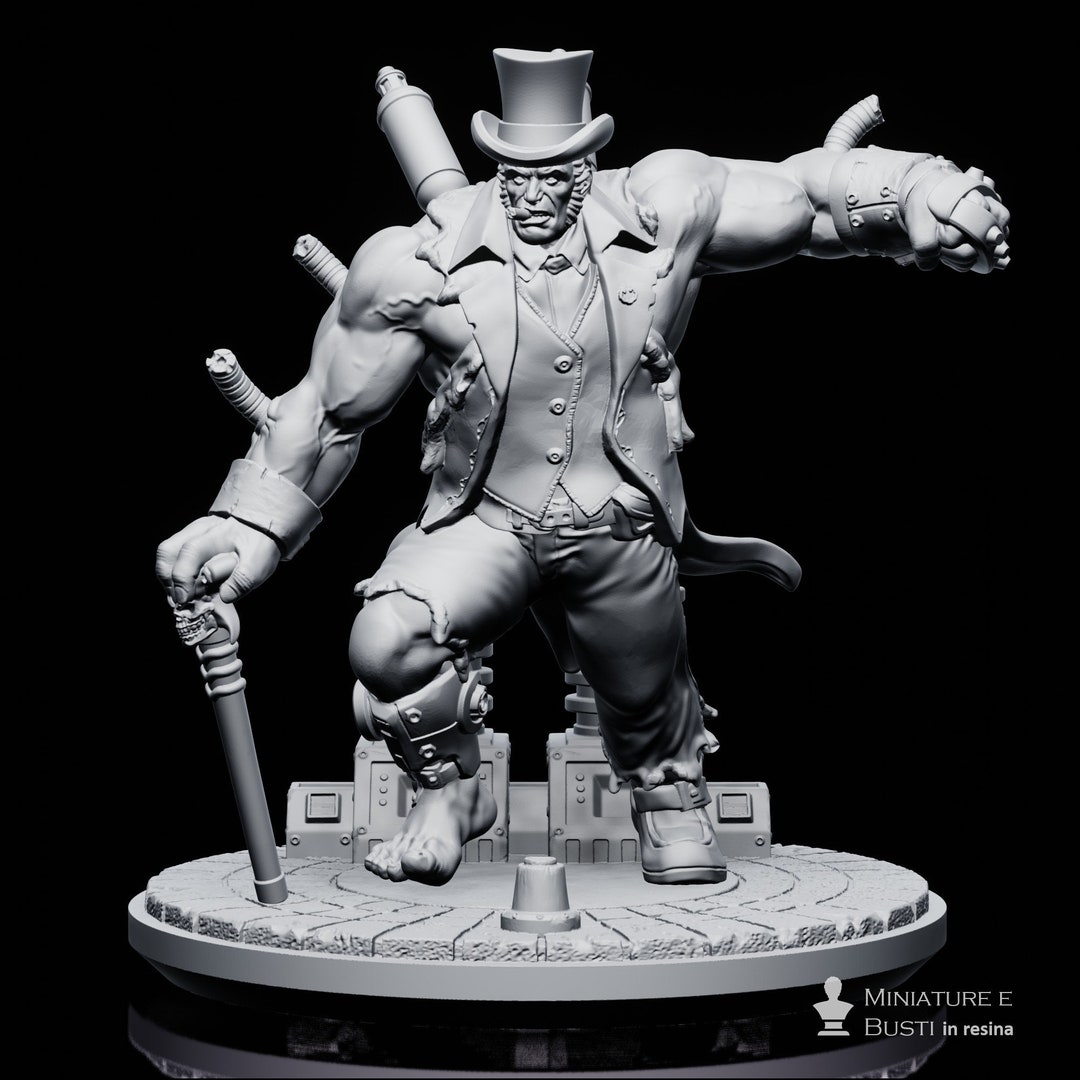 Jekyll and Hyde, Resin Miniature to Mount and Color, Role-playing, Dnd ...