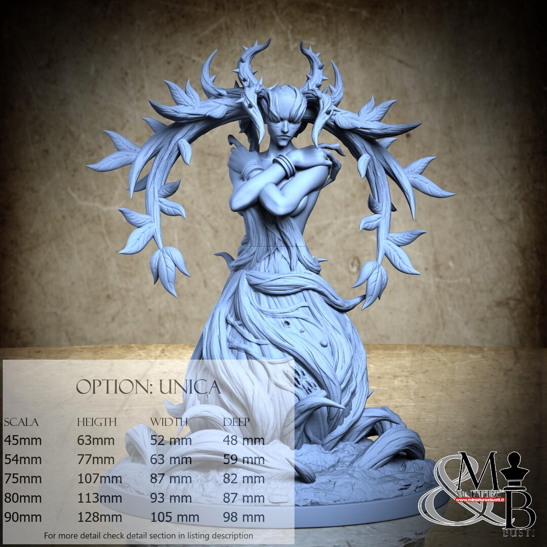 Ivanna Balawis - Miniatura in Resina Stampata in 3D | Collezione ...