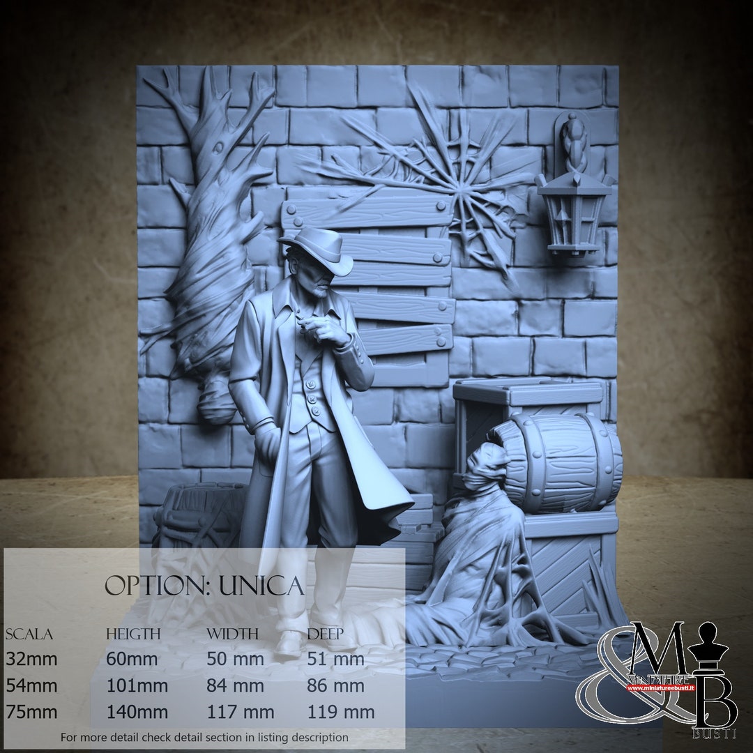 Detective, Miniature to Assemble and Color, in Resin - Etsy