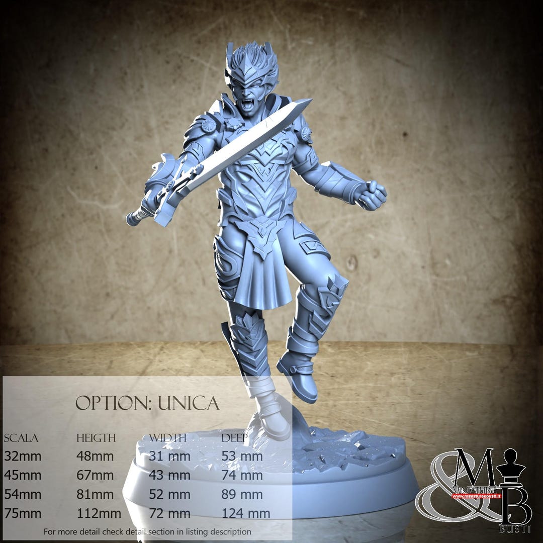 Morlinion, Nobles Visarian, par Clay Cyanide Miniatures, miniature à ...