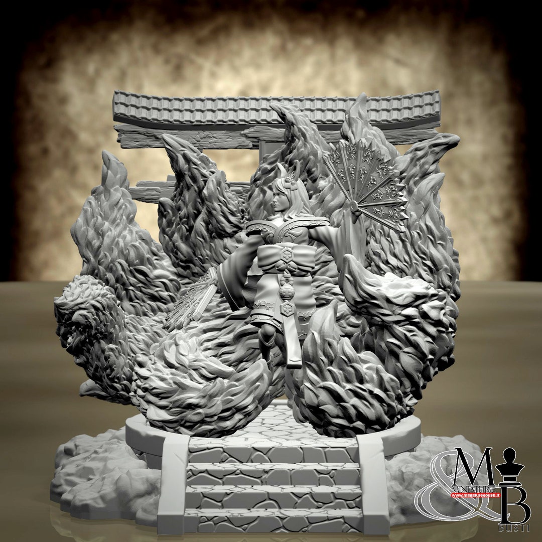 Inari, Miniature to Assemble and Color, in Resin - Etsy