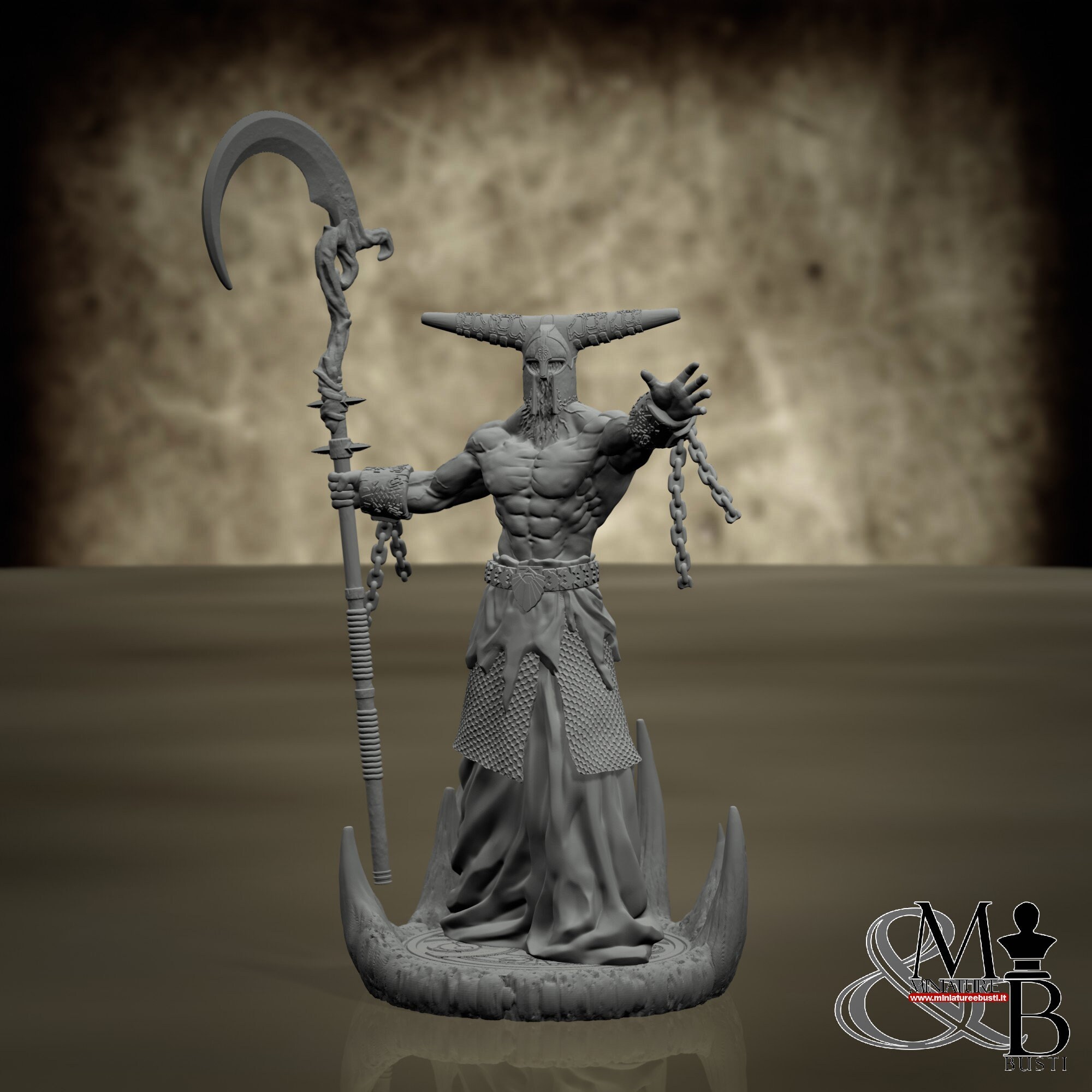 Cronos Resin Miniature to Mount and Color Role-playing - Etsy