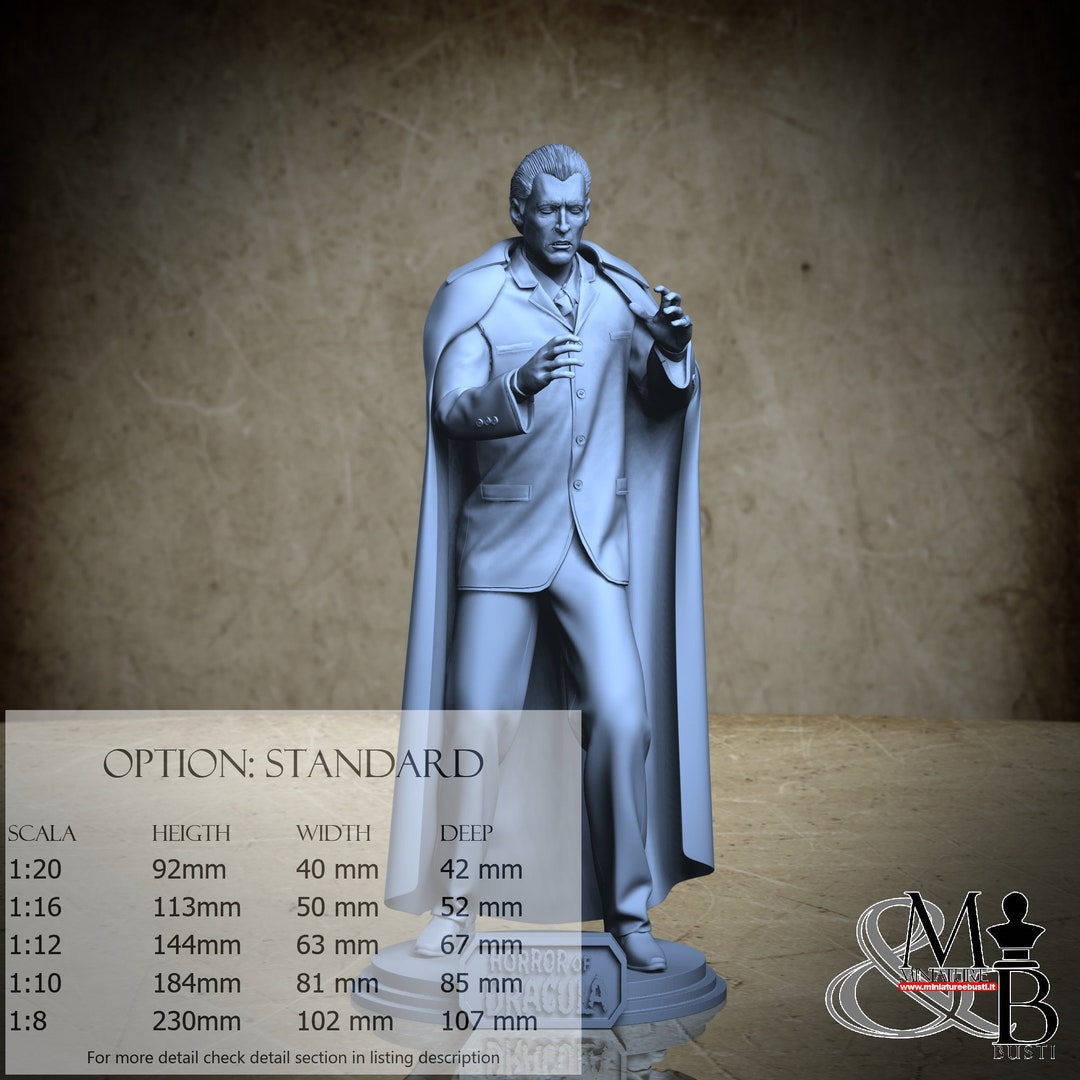 Horror of Dracula, Miniature to Assemble and Color, in Resin - Etsy