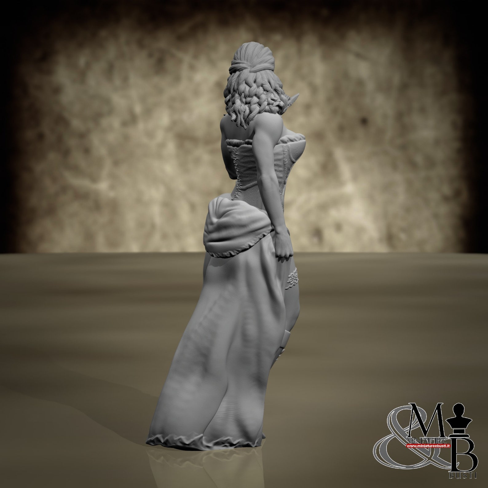 Milady (golden Hero), Resin Miniature to Assemble and Color, Role ...