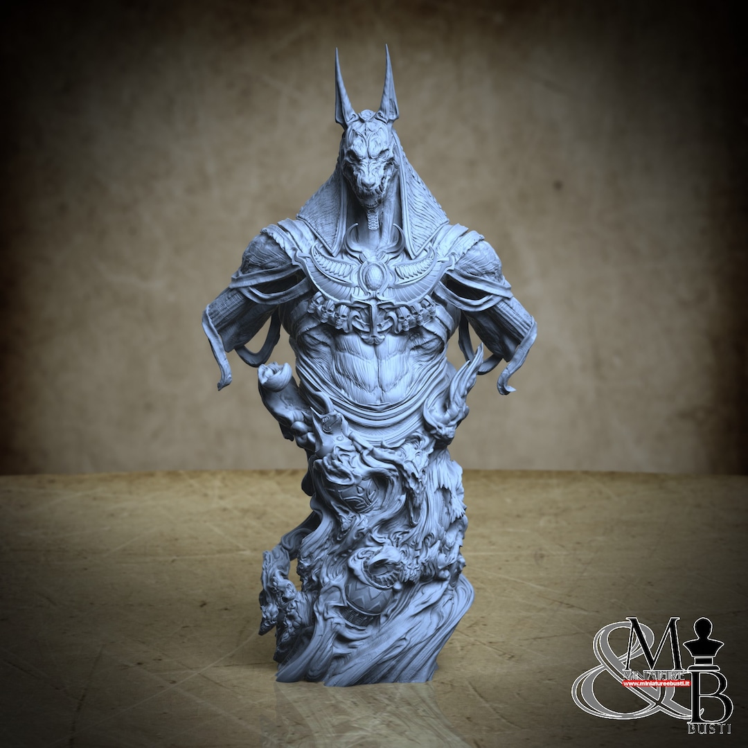 Anubis - Bust, Empire of Sands - Scales of Anubis, by Archvillain Games ...
