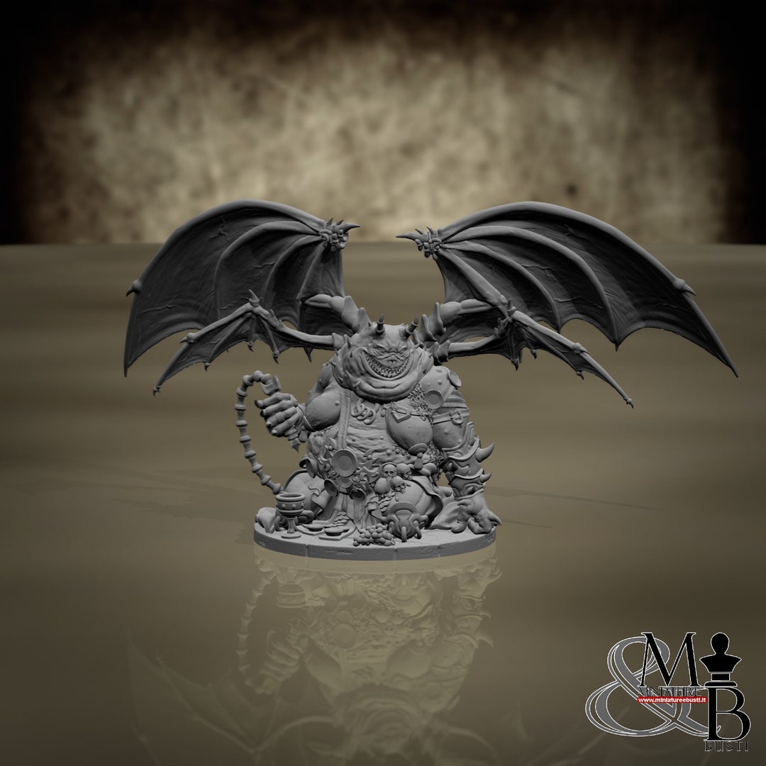 Anixorian Devil, figurine en résine à monter et à colorier, jeux de rôle, DnD, RPG, RPG ...