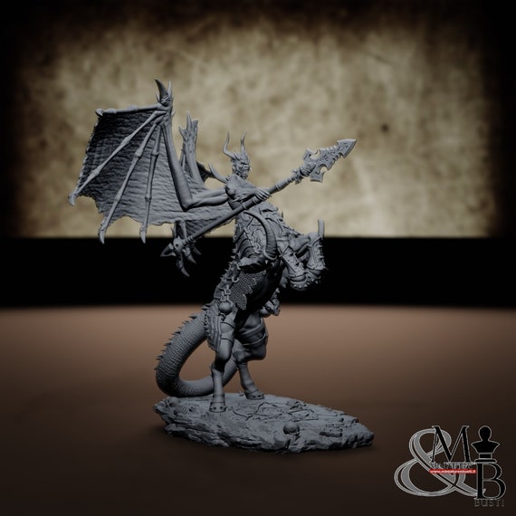 role-playing resin miniature to mount and color DnD Archvillain Games ...