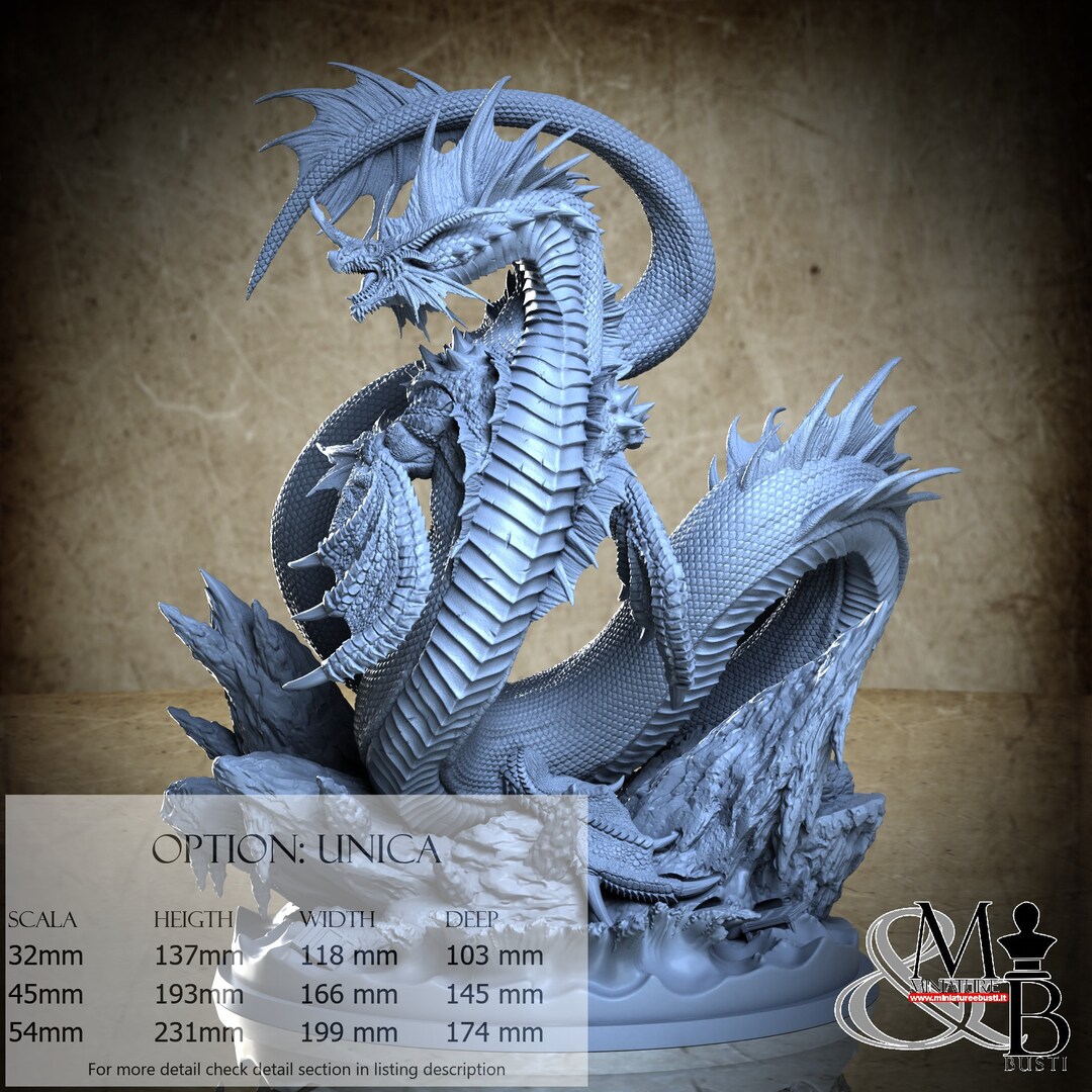 Lochness Monster, the Chronicles of Atlantis, by Clay Cyanide Miniature ...
