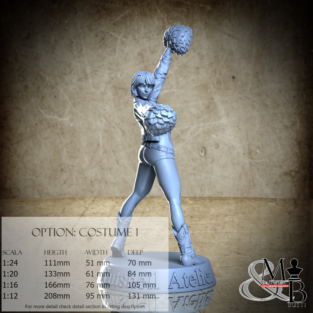 Cheerleaders Body 2, July 2023, Nutshell Atelier, Miniature to Assemble ...