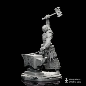Frost Giant Blacksmith Goliath, Resin Miniature to Assemble and Color ...