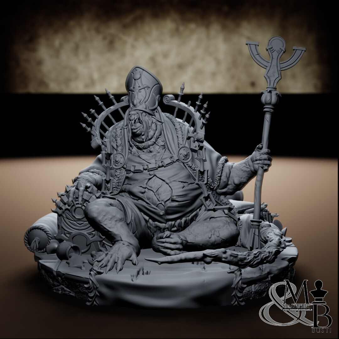 Bishop, Miniatura in Resina Da Montare E Colorare, Giochi Di Ruolo, Dnd ...