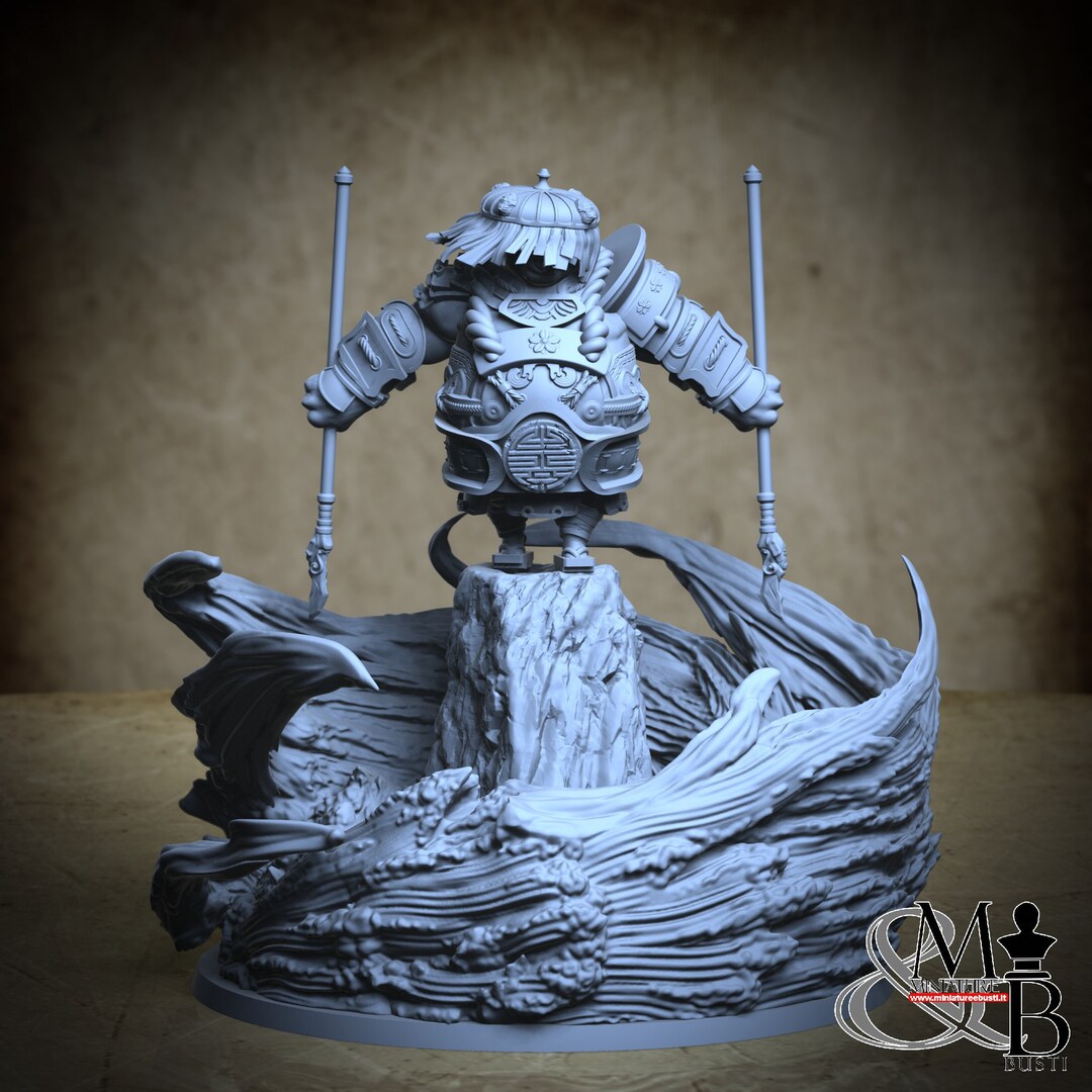 Bam-bam, Miniature to Assemble and Color, in Resin - Etsy