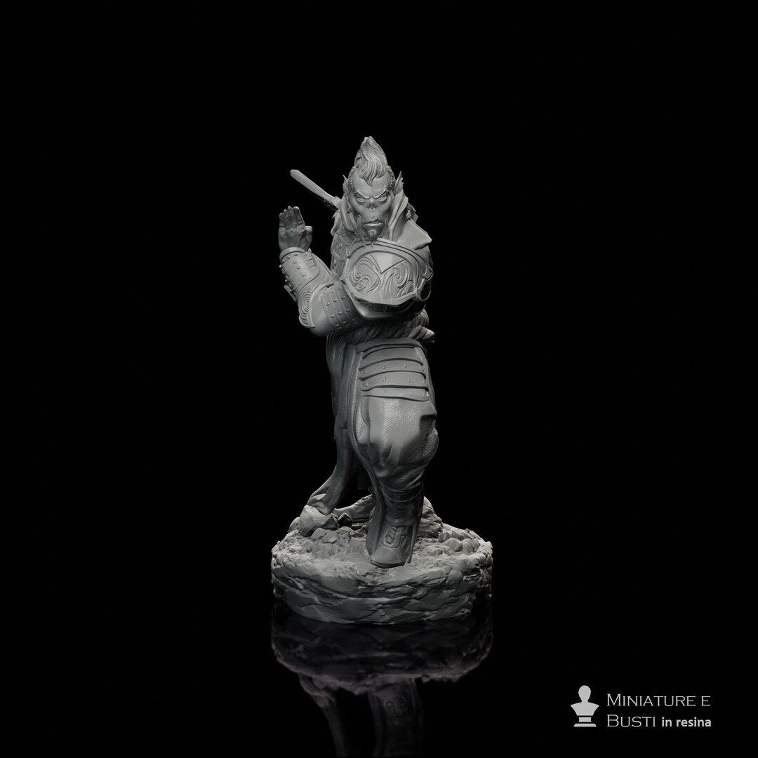 Gith Swordmaster Hero, Resin Miniature to Mount and Color, Role-playing ...