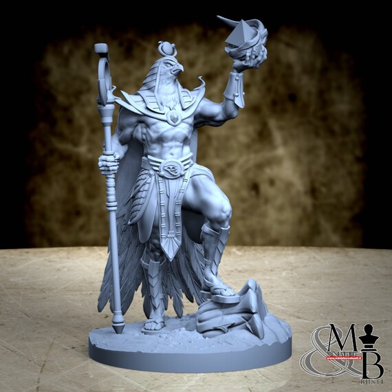 Ra, miniature to assemble and color, in resin