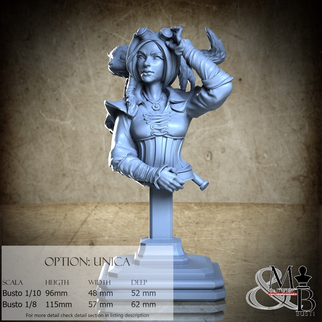 Bust of Sally, Gathering Storm, by Great Grimoire, Miniature to ...