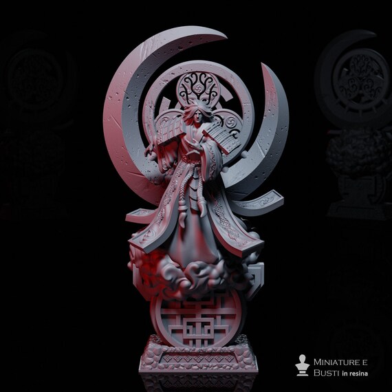 Tsukuyomi, resin miniature to assemble and color, role-playing games ...