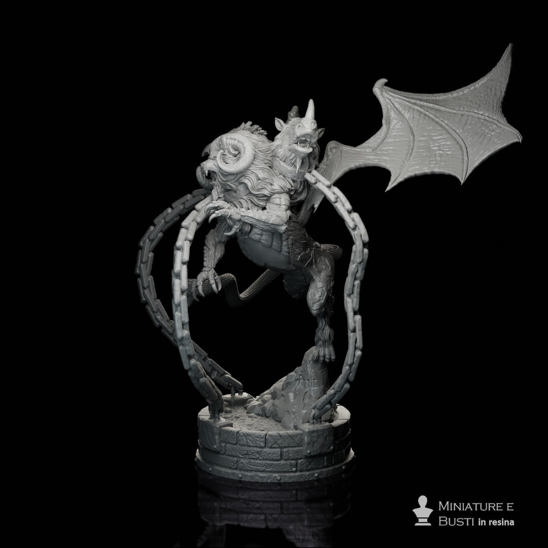 Chimera Regale, Resin Miniature to Mount and Color, Role-playing, Dnd ...