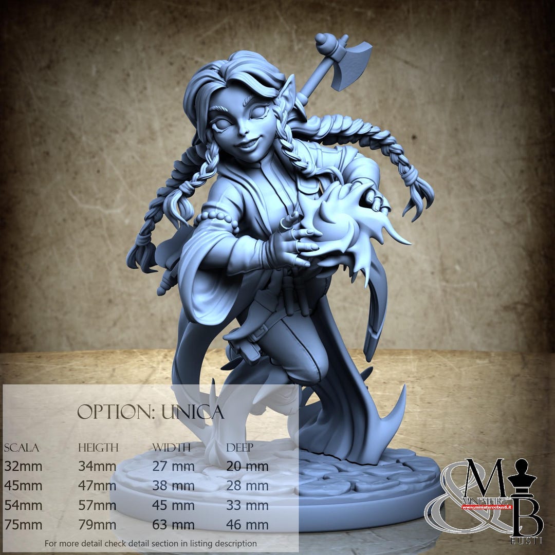 Shadewalker Trili - 3d-printed Resin Miniature | M36 Collection - Etsy