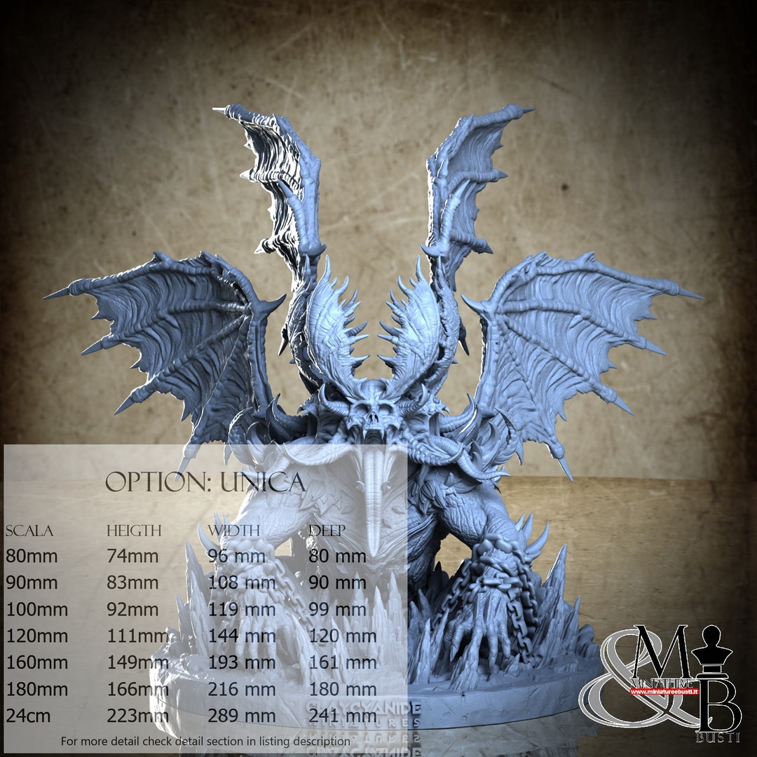 Satan, Big Models, by Clay Cyanide Miniature, Miniature to Assemble and ...