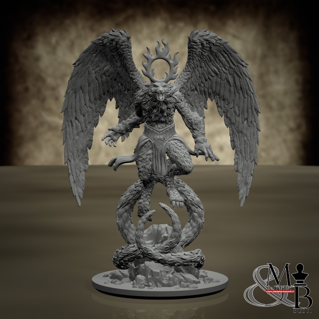 Semargl, Resin Miniature to Assemble and Color, Role-playing Games, Dnd ...