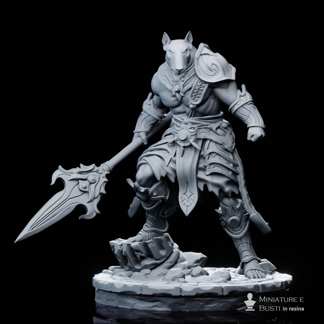 Celestial Hound 1, Resin Miniature to Assemble and Color, Role-playing ...