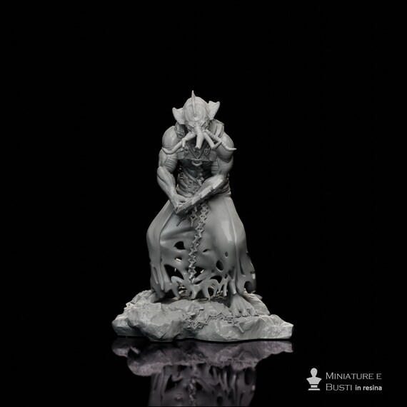 Deepspawn Pose 2 miniature resin to mount and color, role-playing games ...