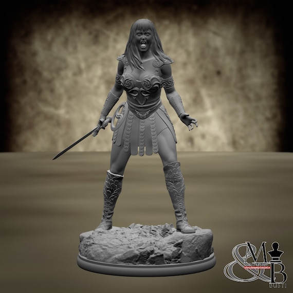 Xena FANART GARAGE KIT Resin Statue Various Stairs to - Etsy UK