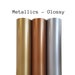 Permanent Craft Vinyl Adhesive Vinyl Sheet in Metallic Colors - Etsy