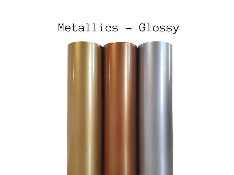 Permanent Craft Vinyl Adhesive Vinyl Sheet in Metallic Colors - Etsy