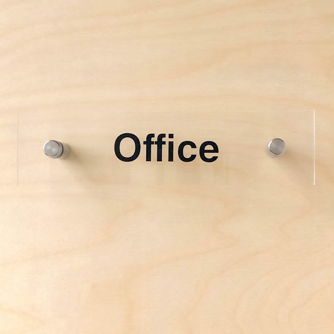 Office Door Acrylic Sign for Reception Clear Acrylic Door Sign With ...