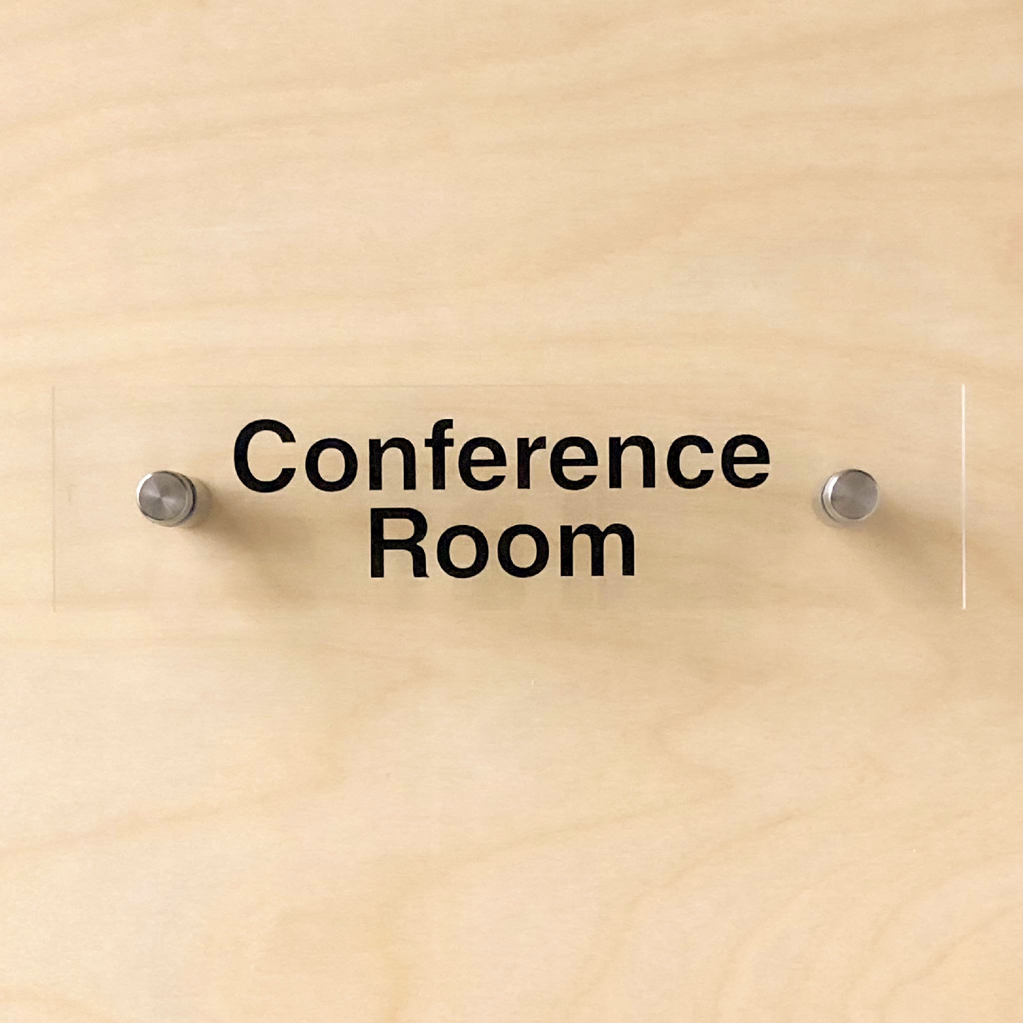 Office Door Acrylic Sign for Reception Clear Acrylic Door Sign With ...