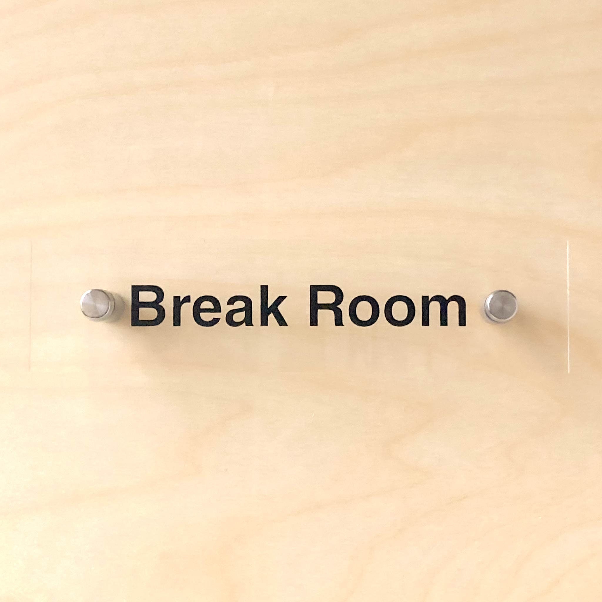 Office Door Acrylic Sign for Reception Clear Acrylic Door Sign With ...
