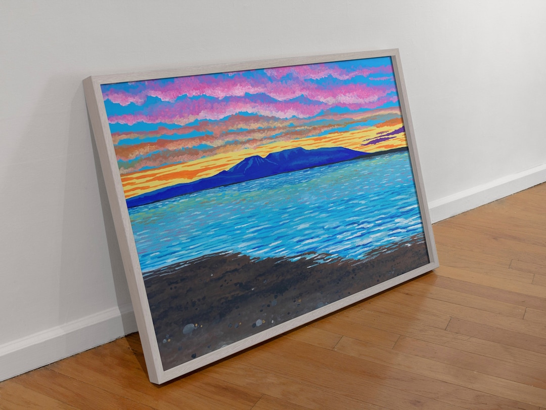 The Beautiful Sleeping Lady Mount Susitna Alaskan 13x17 Fine - Etsy