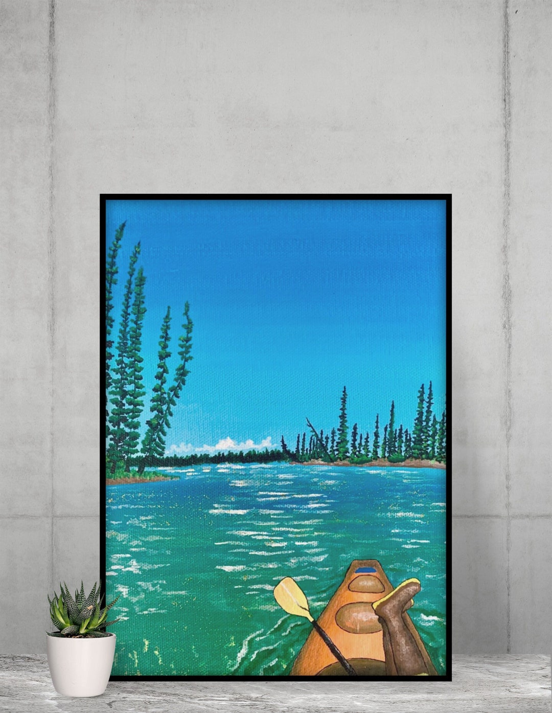 Alaska Kayaking Fine Art Print - Etsy