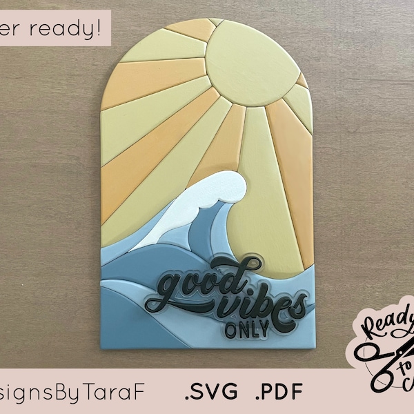 Ocean Waves Laser Svg - Etsy