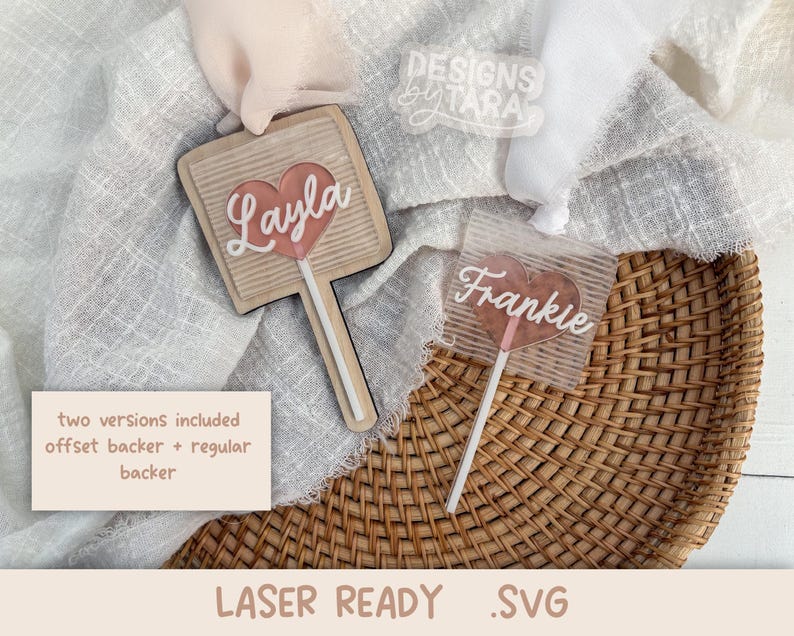 SVG Valentine's Day Tag Lollipop - Valentines Basket Tag Name ...