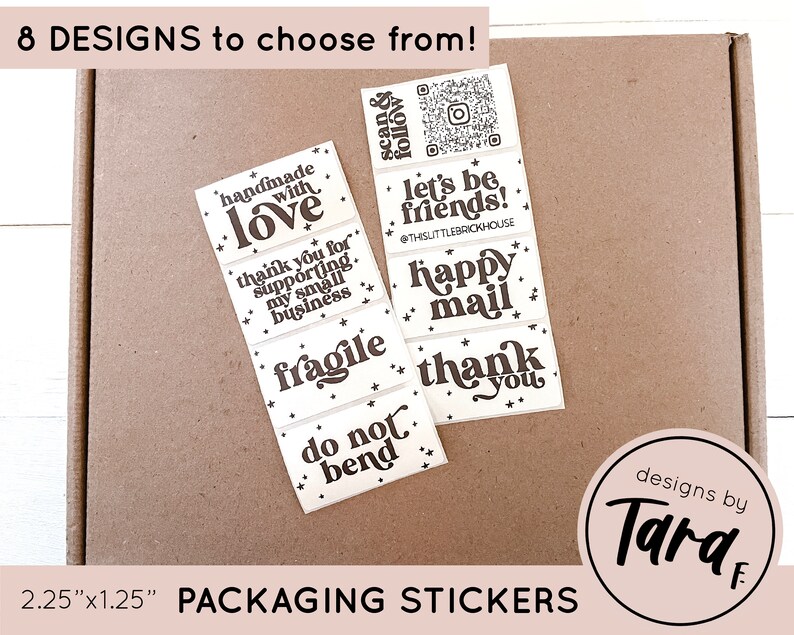 Packing Stickers - Shipping Stickers - Small Business Packaging ...