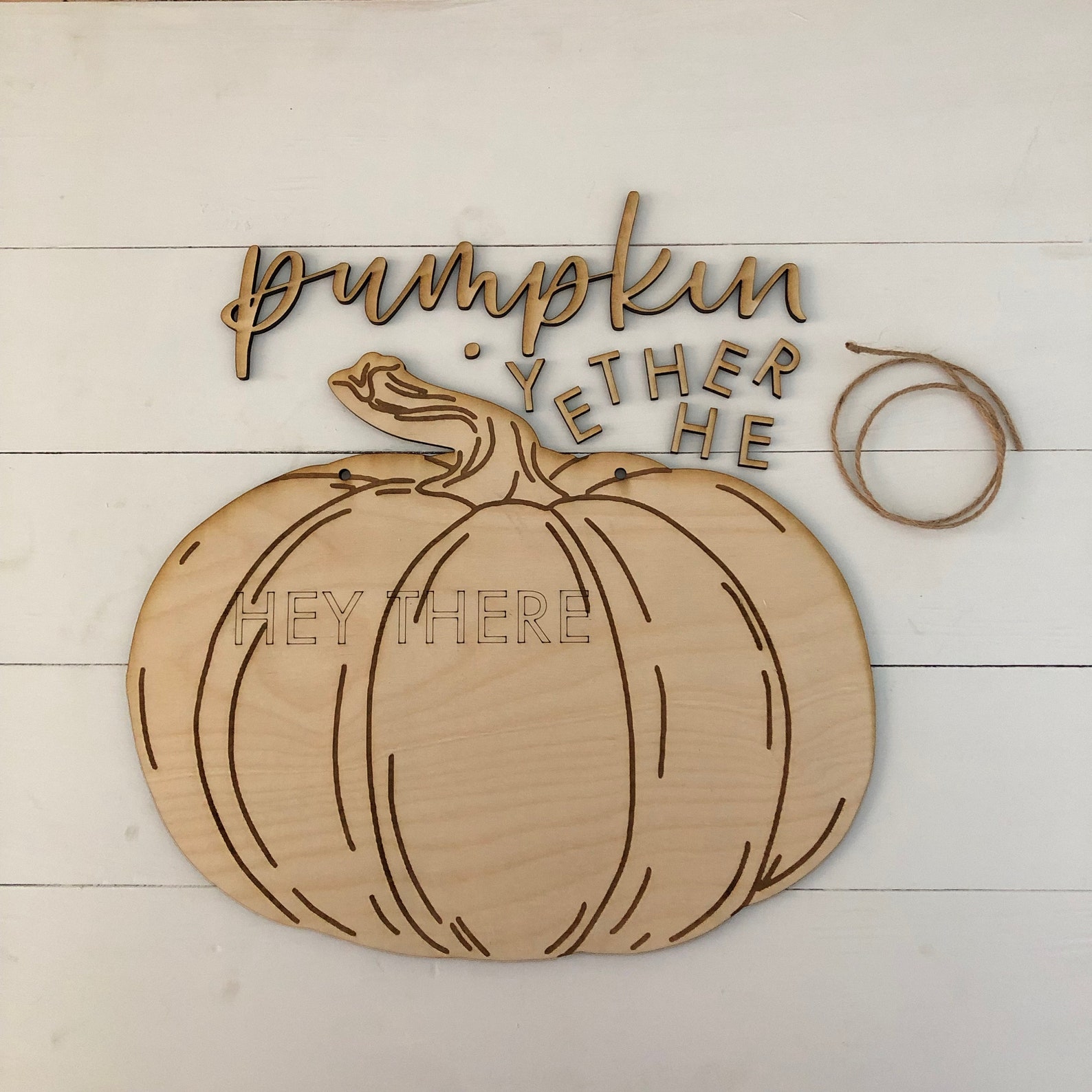 Hey There Pumpkin Door Hanger Decor Fall Halloween SVG | Etsy