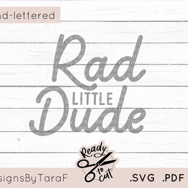 Rad Little Dude Svg - Etsy