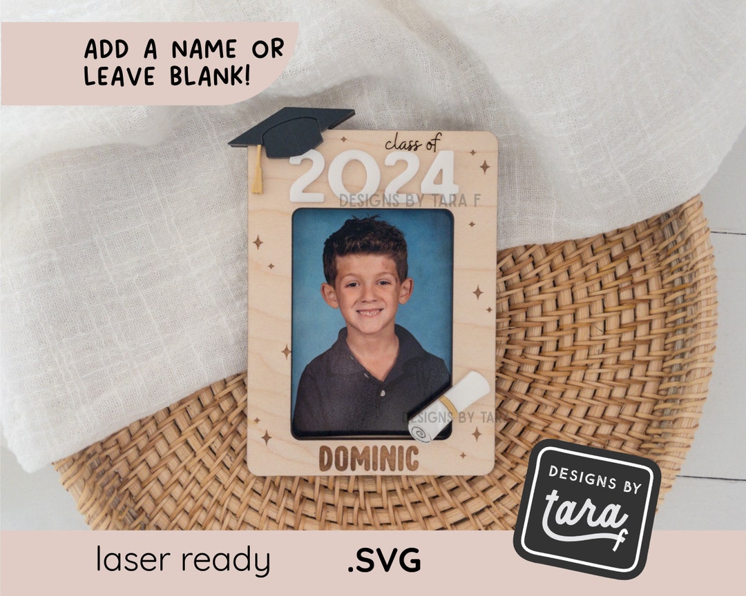 SVG Laser Graduation Grad Class of Frame Photo, Gift for Mom Dad ...