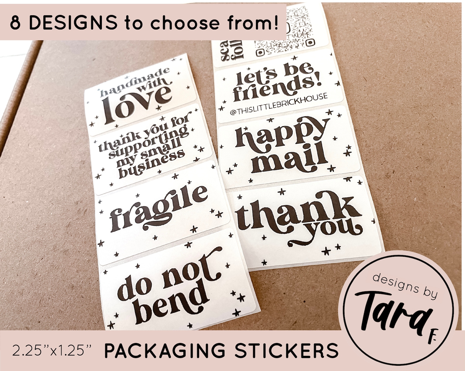 Packing Stickers - Shipping Stickers - Small Business Packaging ...