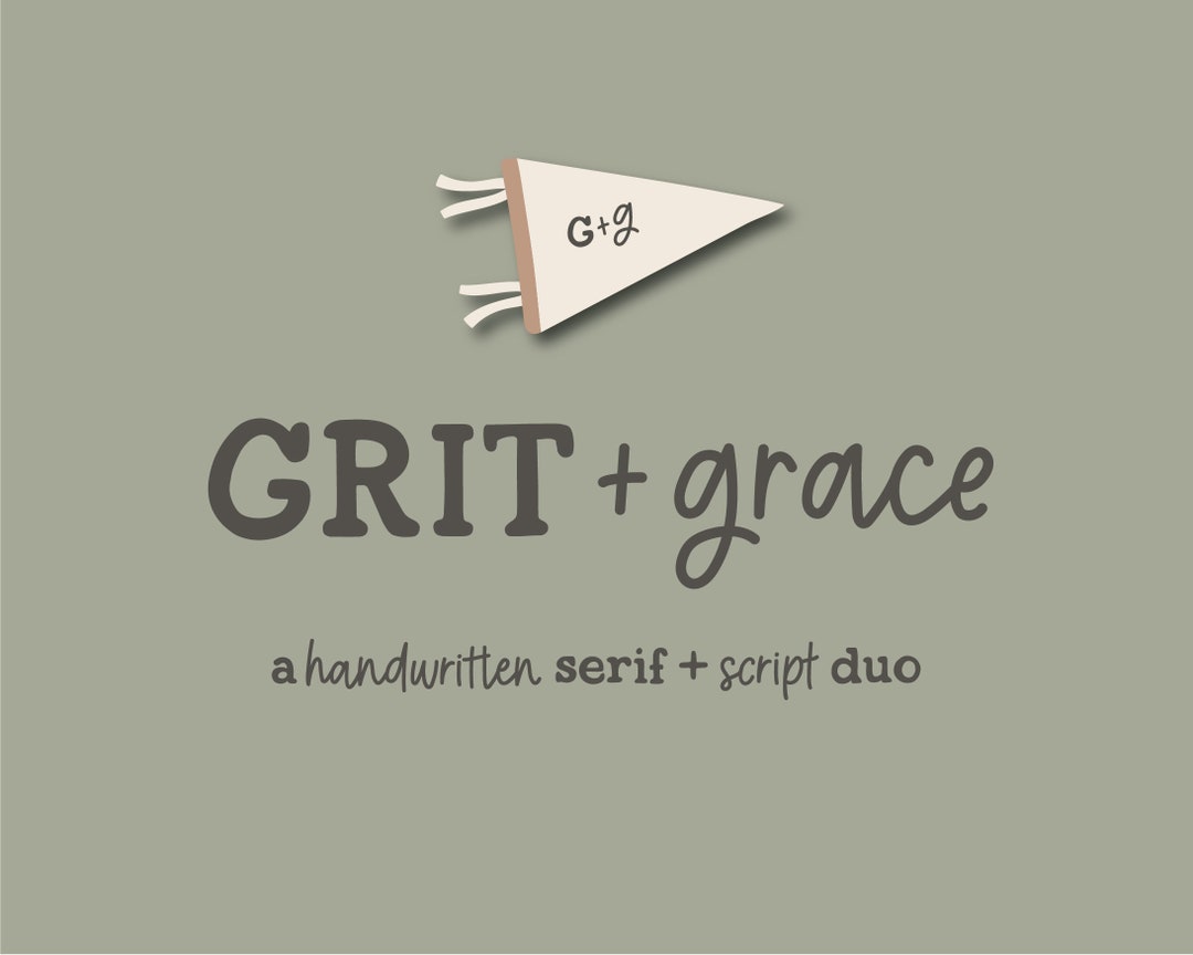 FONT Handwritten Script Cursive Serif Hand Lettered Font, Modern Script ...