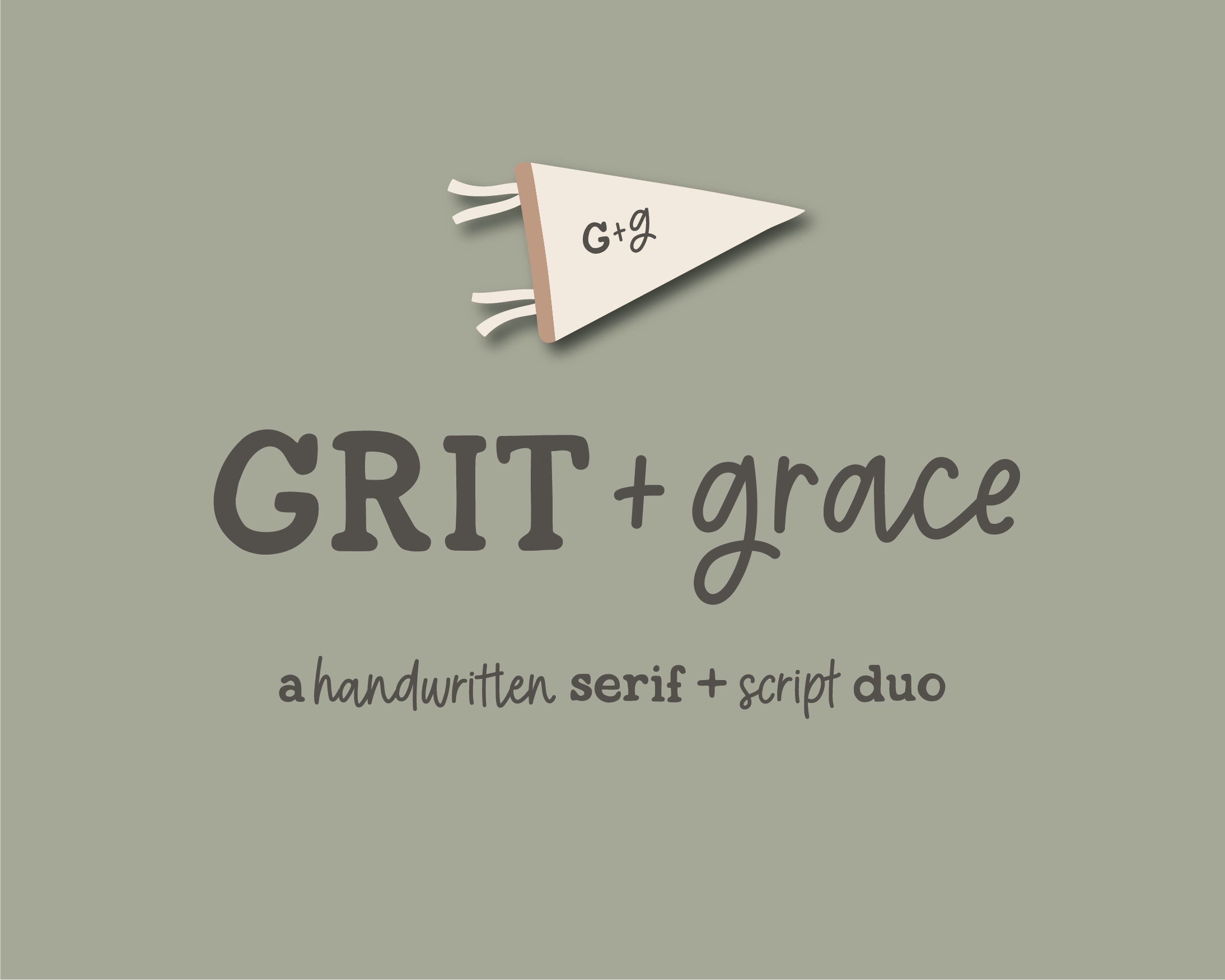 FONT Handwritten Script Cursive Serif Hand Lettered Font, Modern Script ...