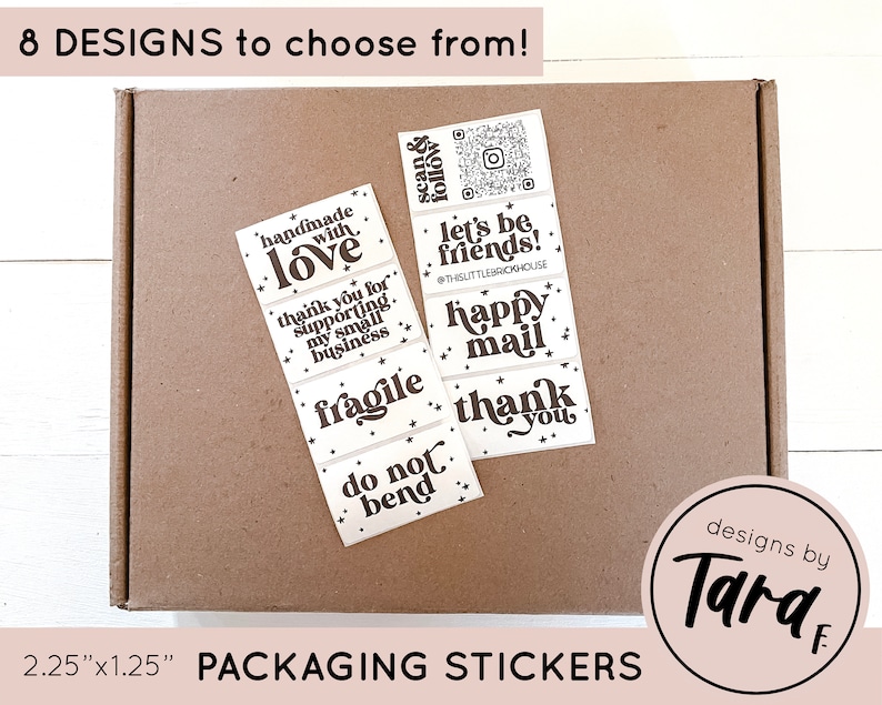 Packing Stickers - Shipping Stickers - Small Business Packaging ...