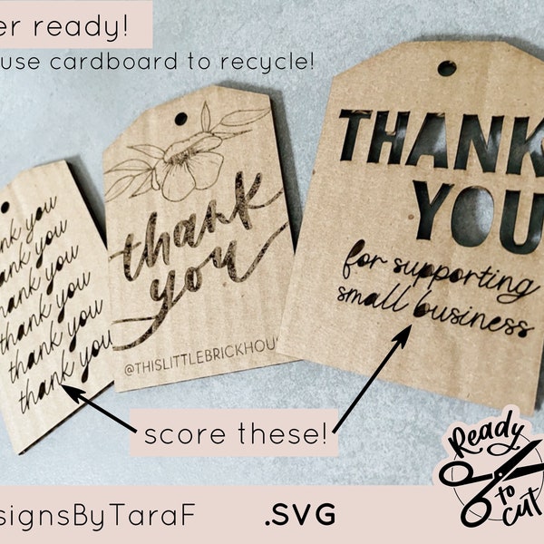 Thank You Laser File - Etsy