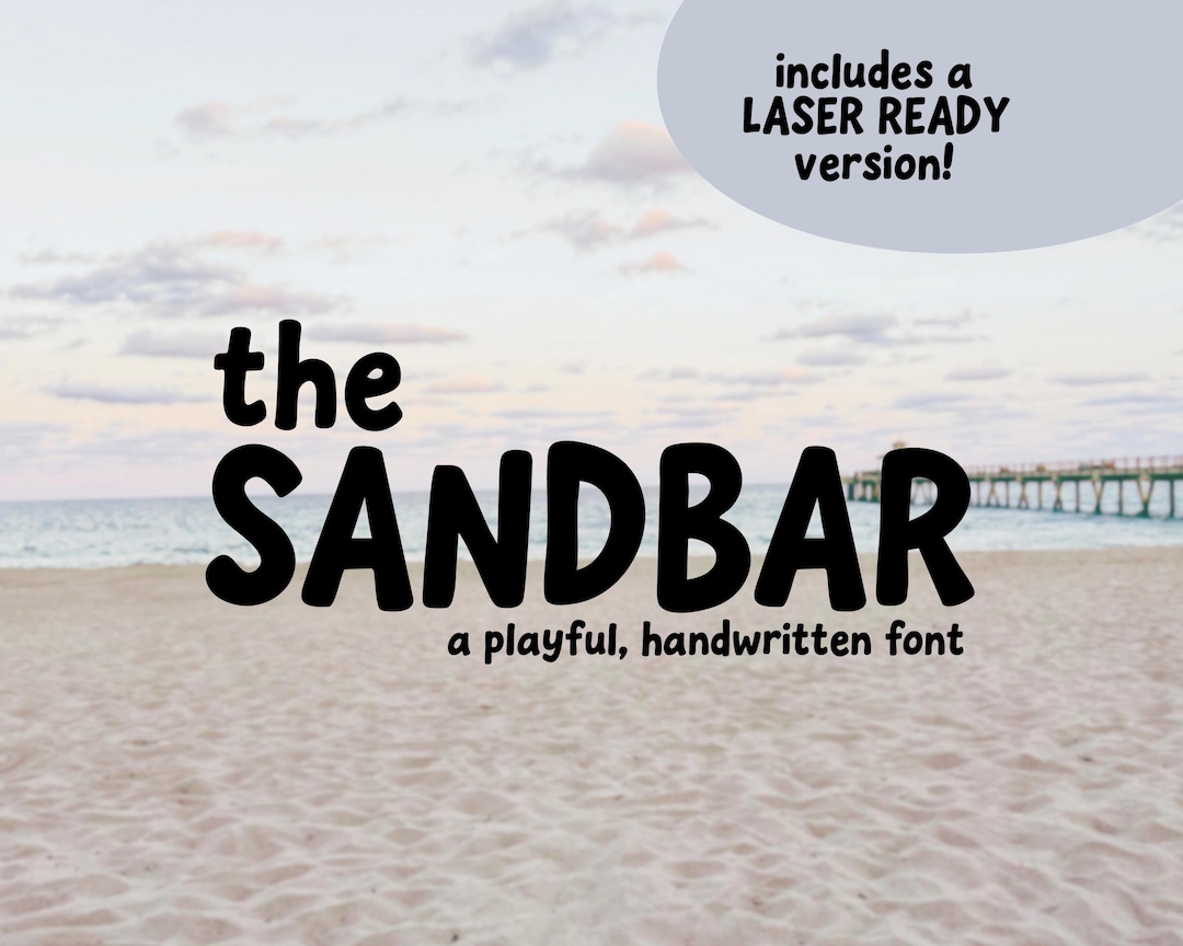 FONT Handwritten Block Sans Serif - Laser Ready Hand Lettered Font ...