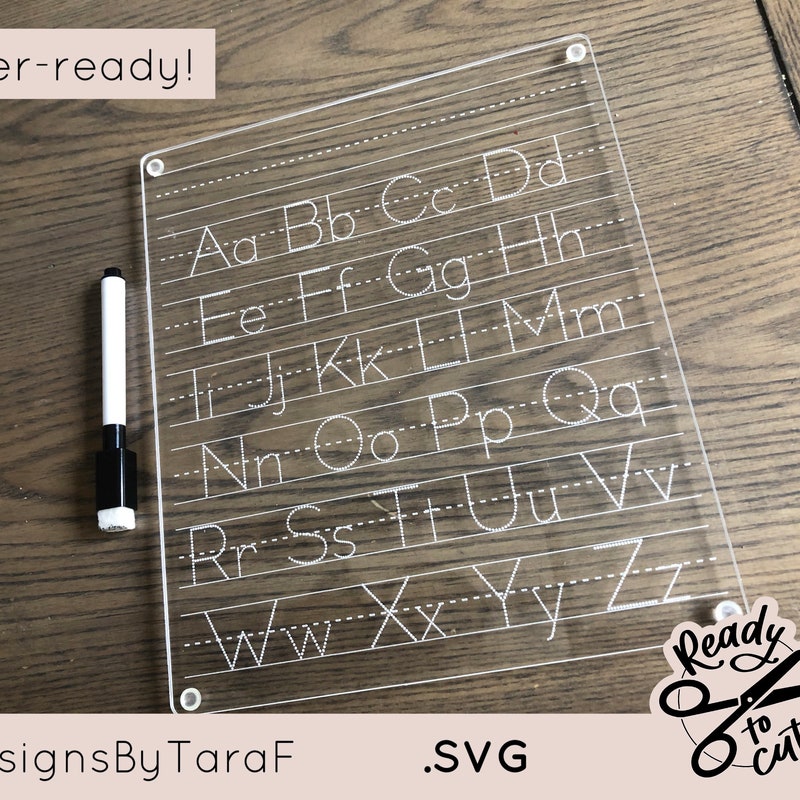 Letter Tracing Board - Etsy